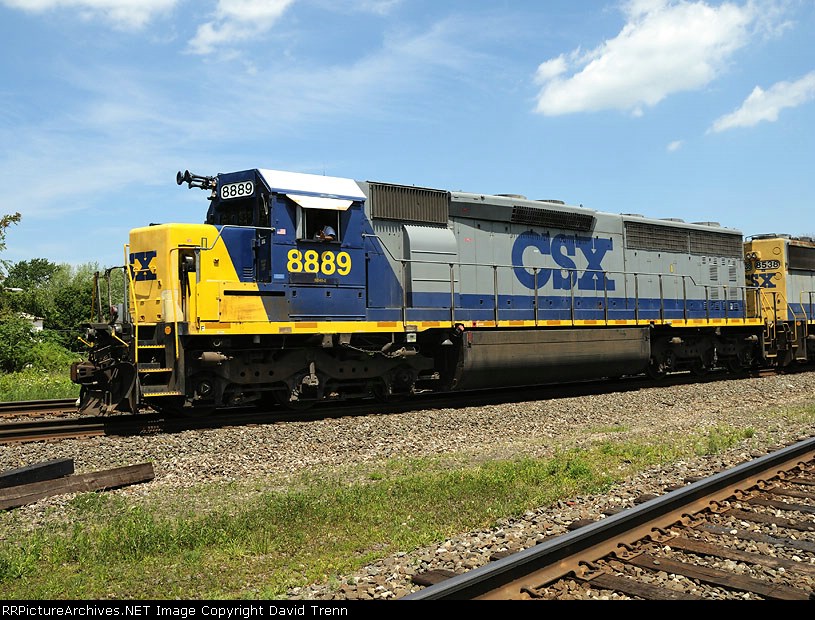 CSX 8889 Westbound at MP128